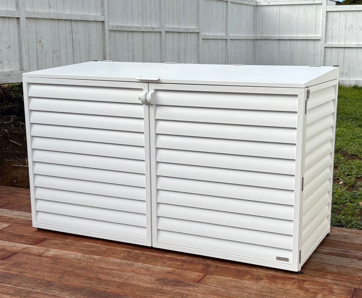 Wheelie Bin Covers NZ | Aluminium Three Bin Cover Auckland